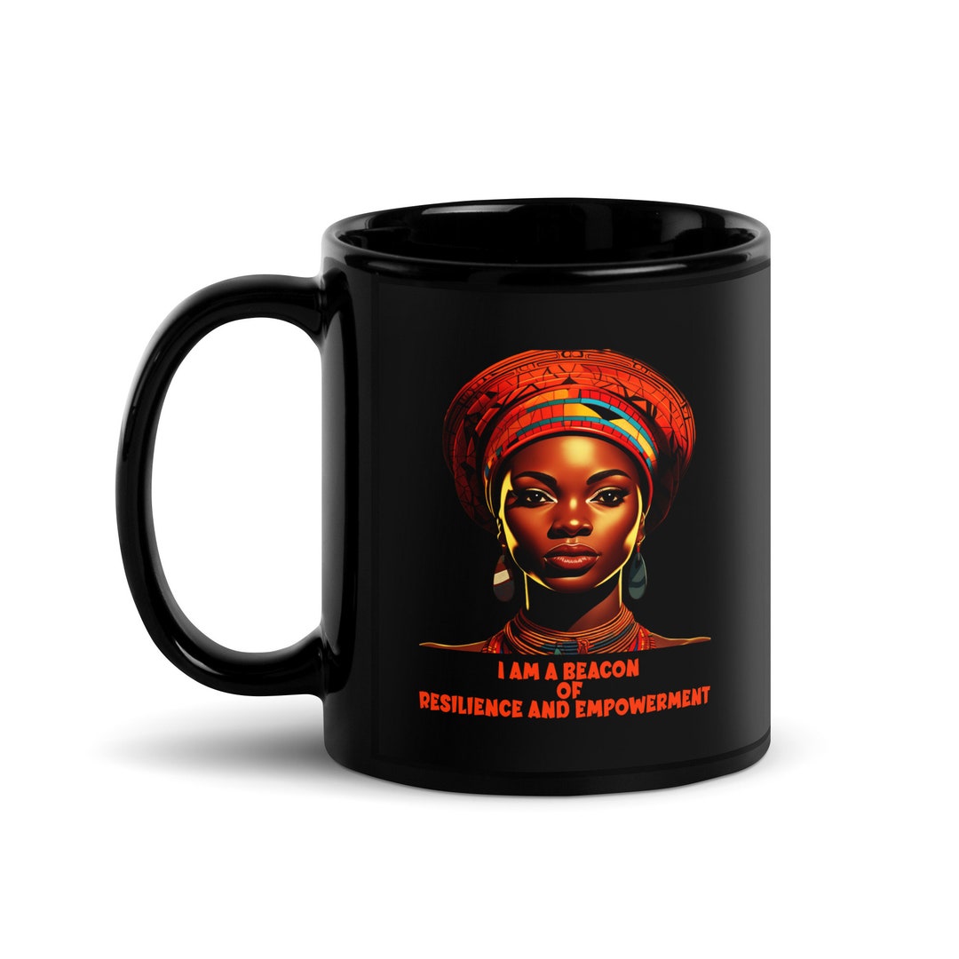 Strong Black Woman Mug, African Beauty, Black Queen, Gift for Wife ...