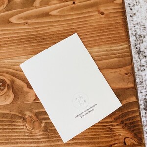 Floral Blank Inside Card 4.25x5.5 Inch / Cute Watercolor Illustration ...