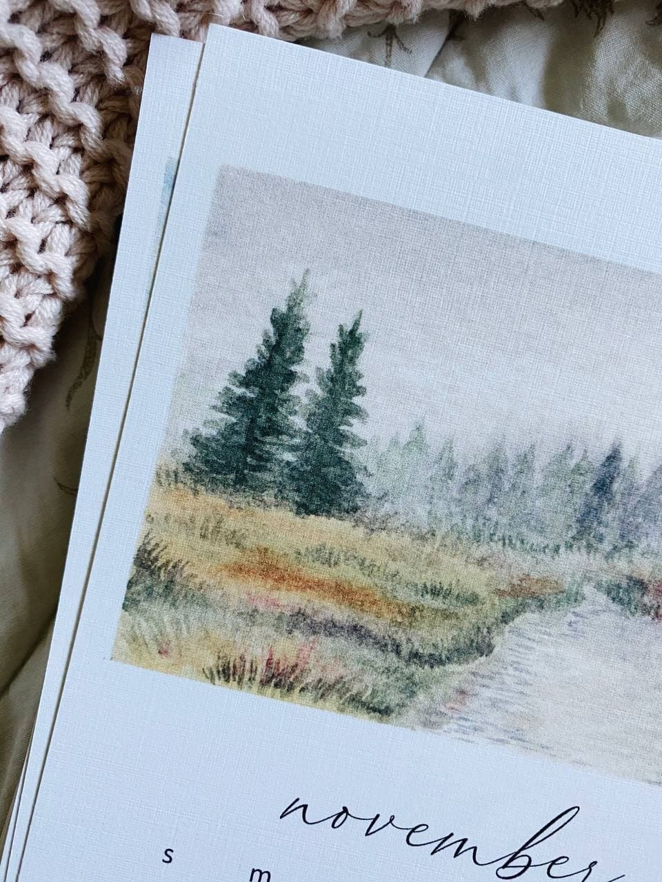 2026 Watercolor Landscape Calendar: California Nature Art, Desk or Wall ...