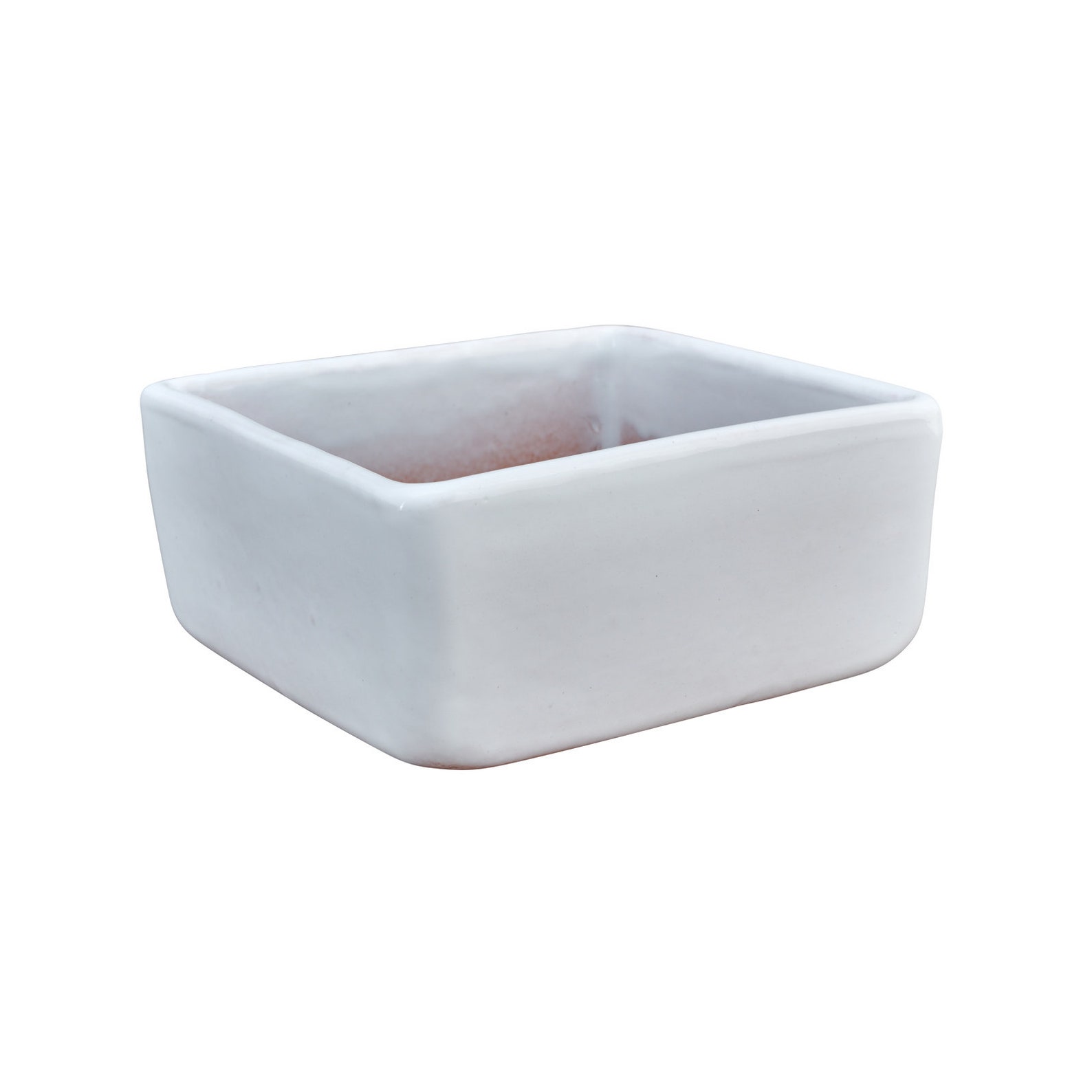 Gloss White Short Square Planter Indoor Modern Flower Pot - Etsy