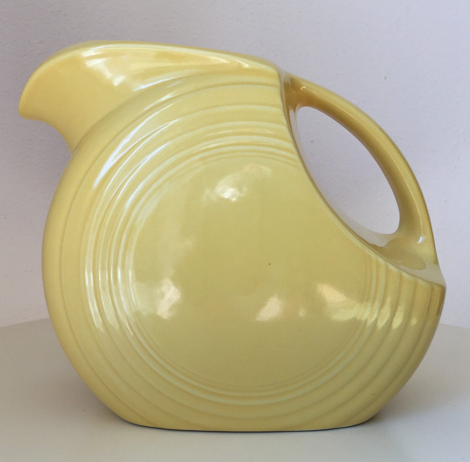 Fiestaware Sunflower Yellow Pitcher - Etsy