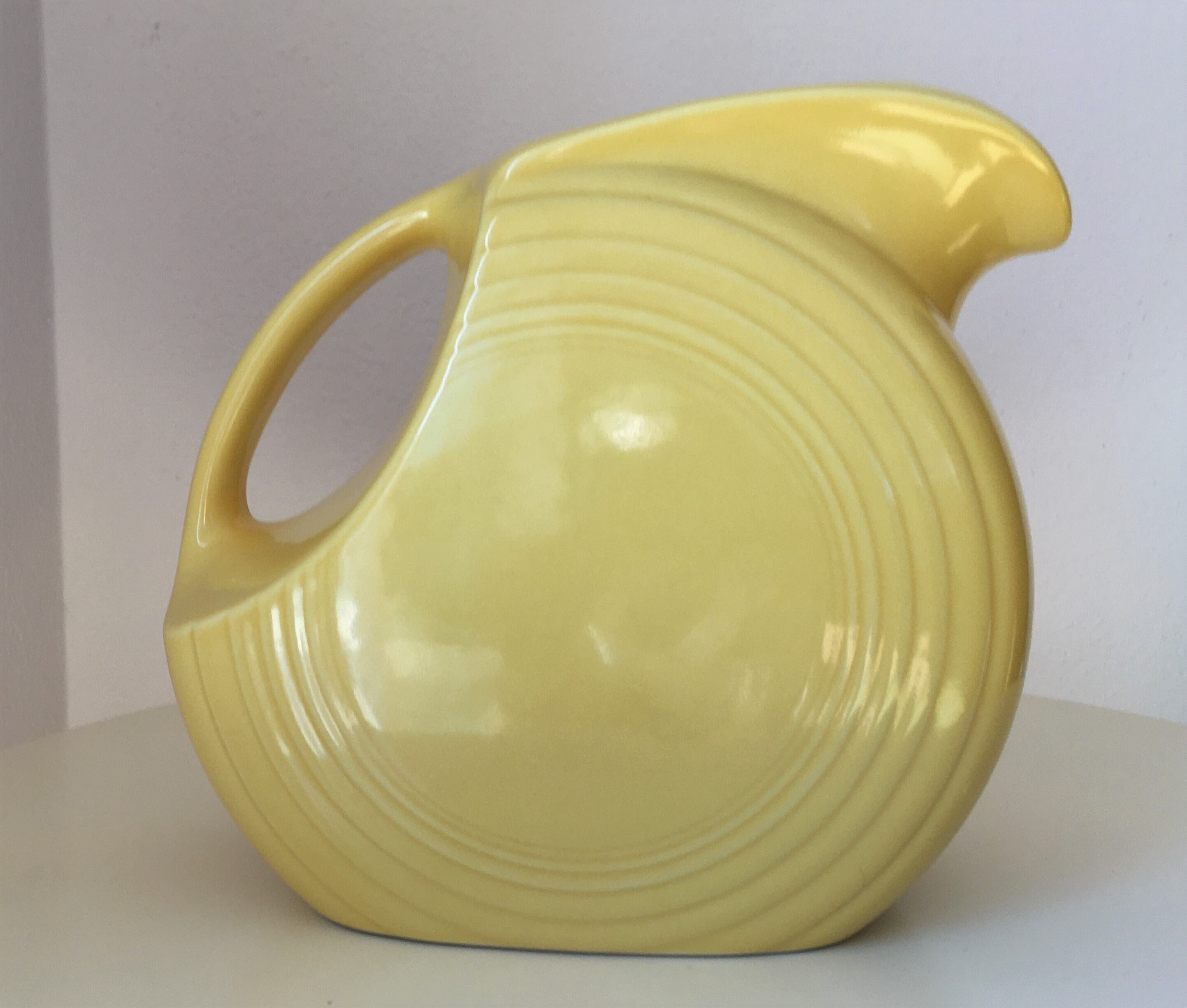 Fiestaware Sunflower Yellow Pitcher - Etsy