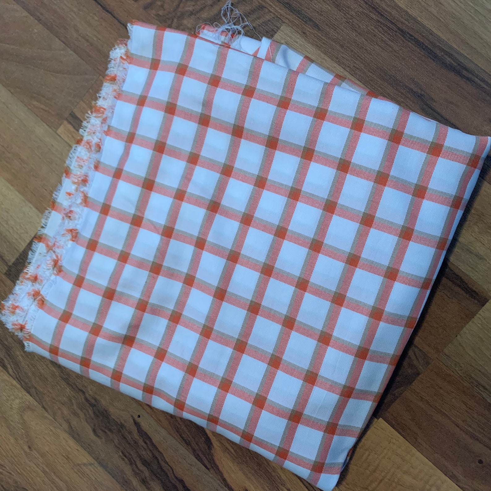 PEACHY FALL Plaid Flannel Bandana Light Weight Spring - Etsy