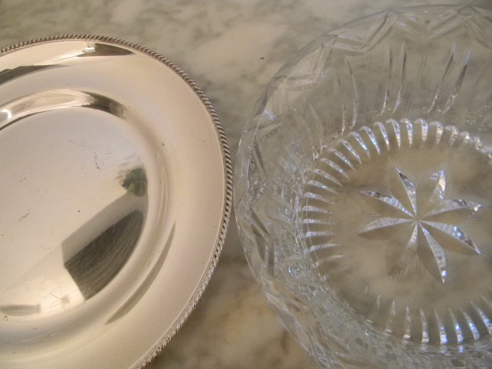 VINTAGE Elegant Scab Bowl With Plate - Etsy UK