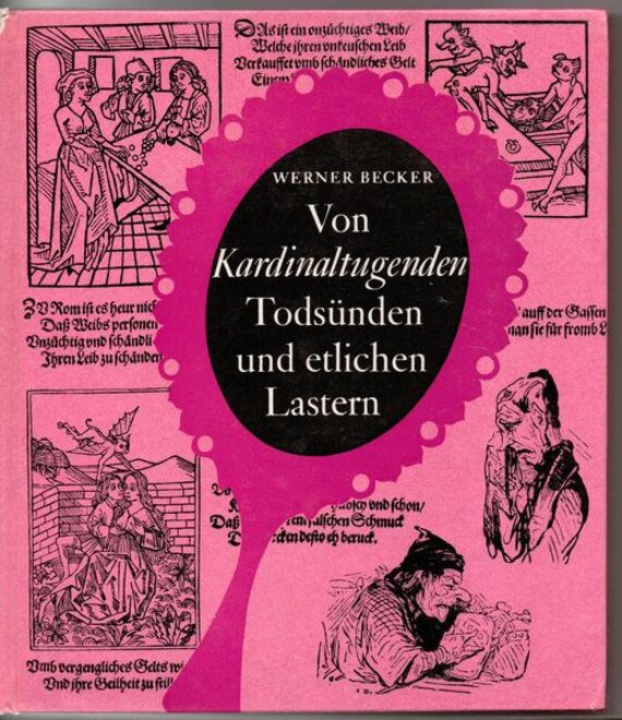 W. Becker of Cardinal Virtues Mortal Sins And | Etsy