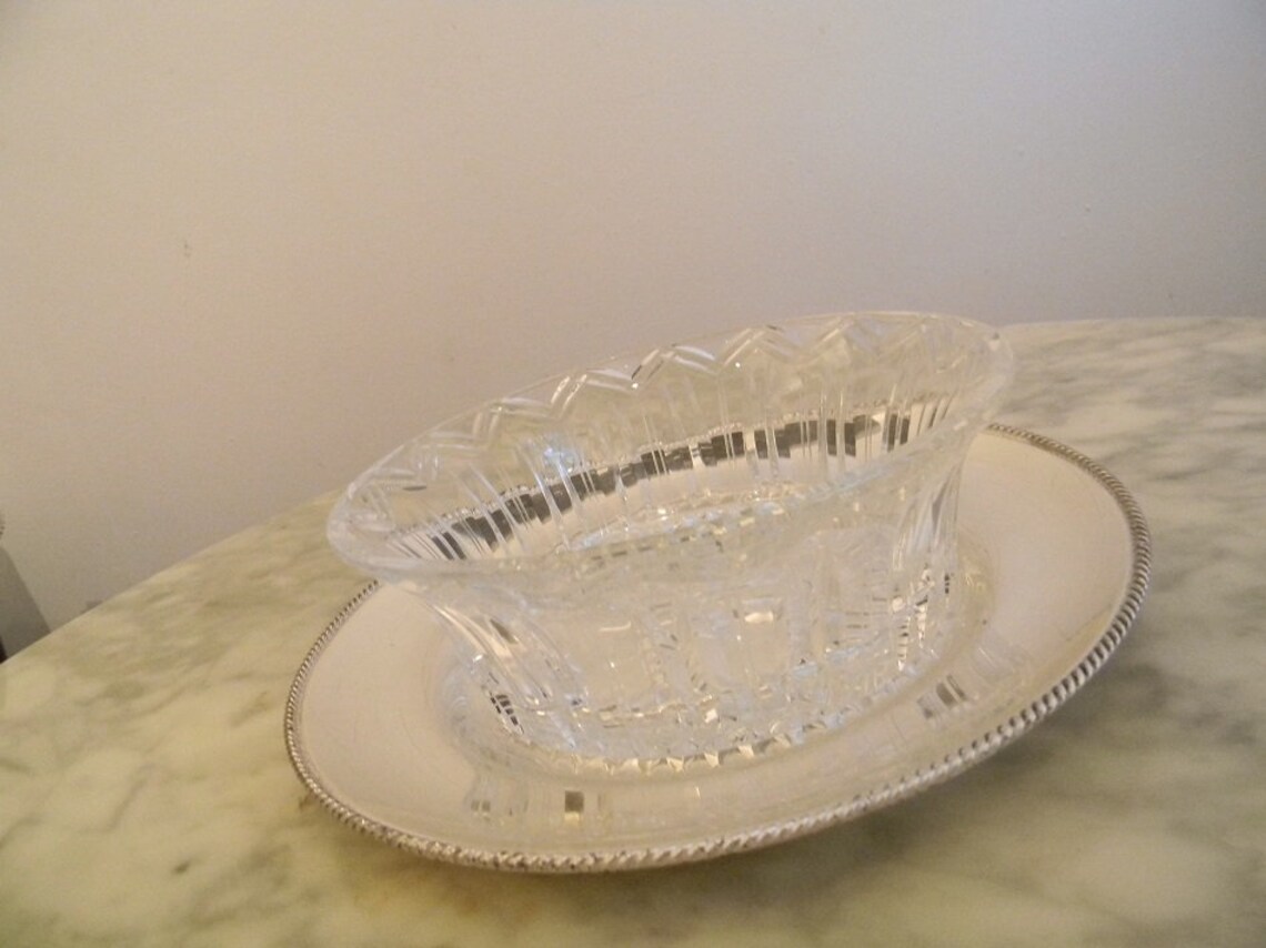 VINTAGE Elegant Scab Bowl With Plate - Etsy UK