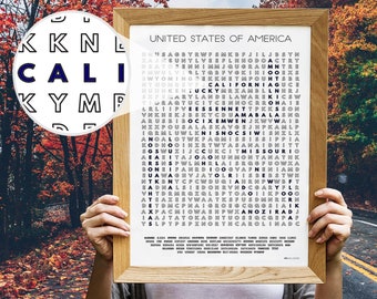 Unique Word Search - Etsy