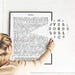 Birds of North America, Word Search Wall Art Poster Print, Unique ...