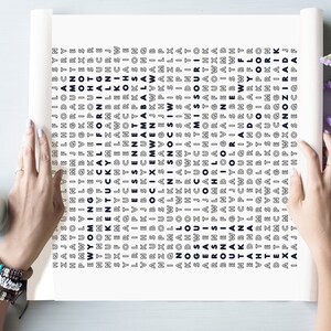 Birds of North America, Word Search Wall Art Poster Print, Unique ...