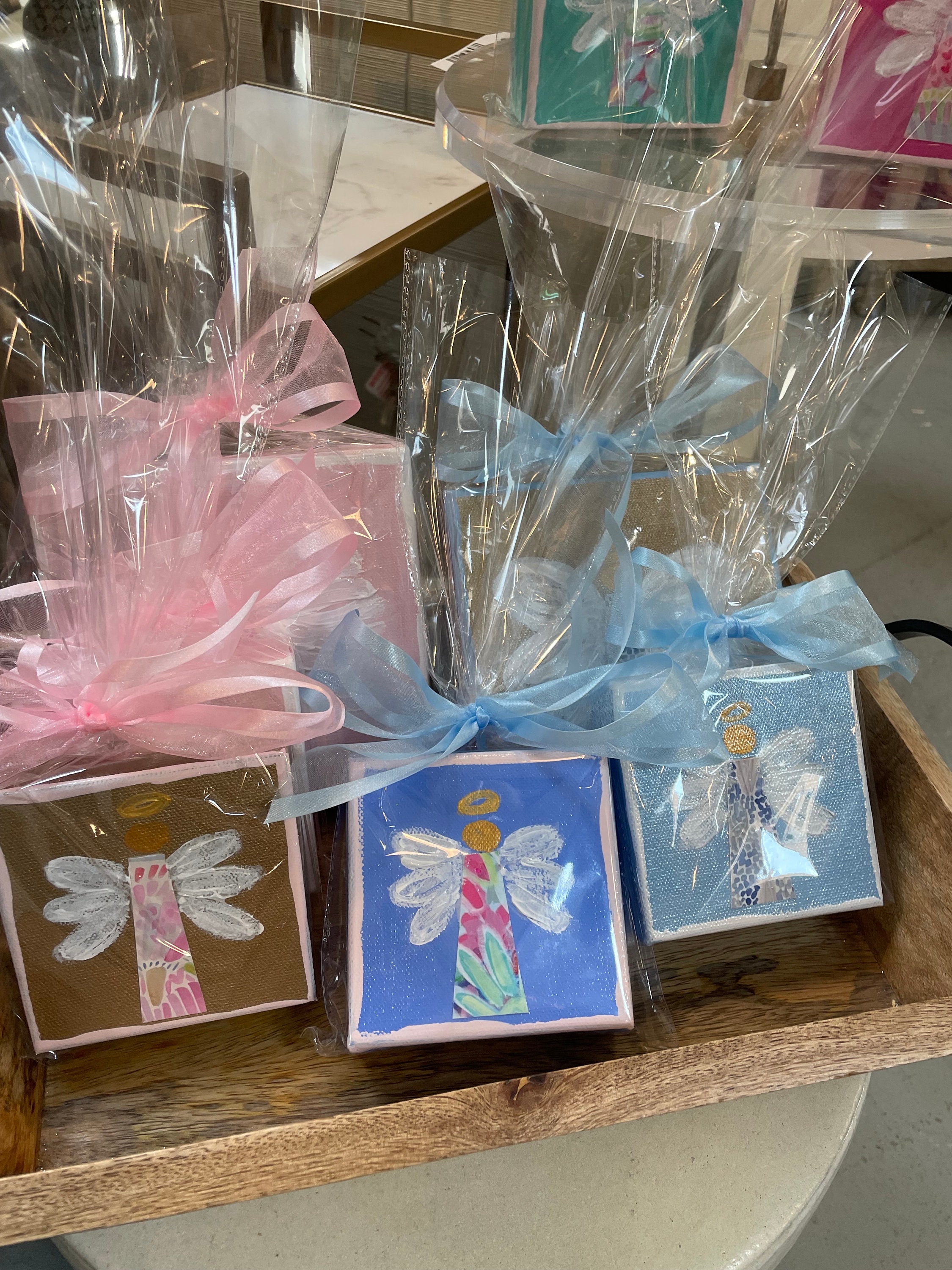 Mg Angels-made to Order-4x4 or 6x6 & Incl. Color in Comments-lt. Pink ...