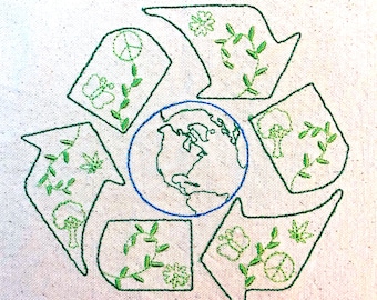 Earth globe Applique Design in Three Sizes Perfect for Earth - Etsy