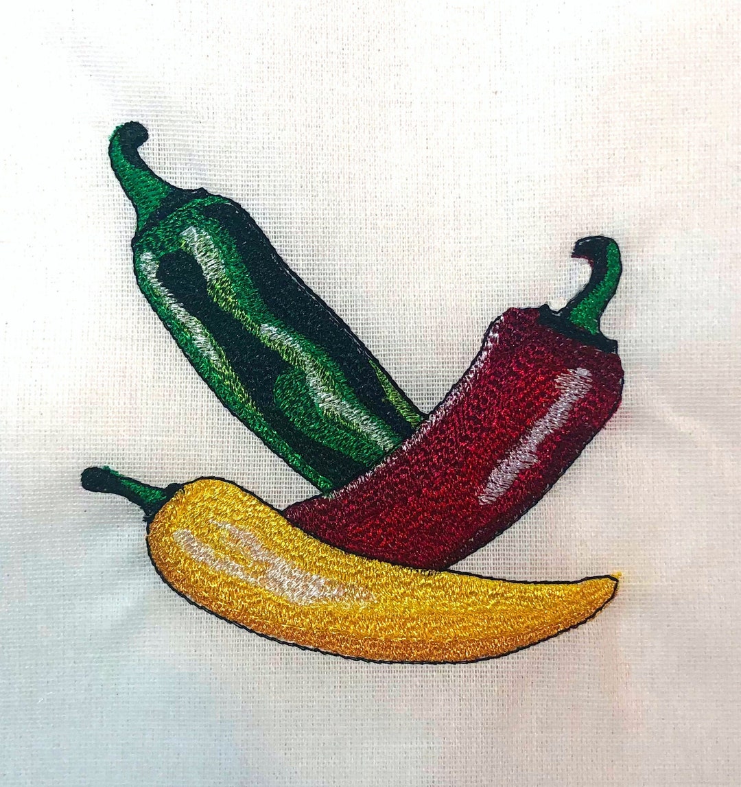 Jalapeno Peppers Machine Embroidery Design - Etsy