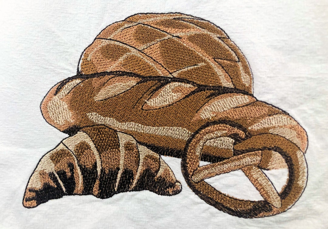 Bunch of Breads (medium) Machine Embroidery Design - Etsy