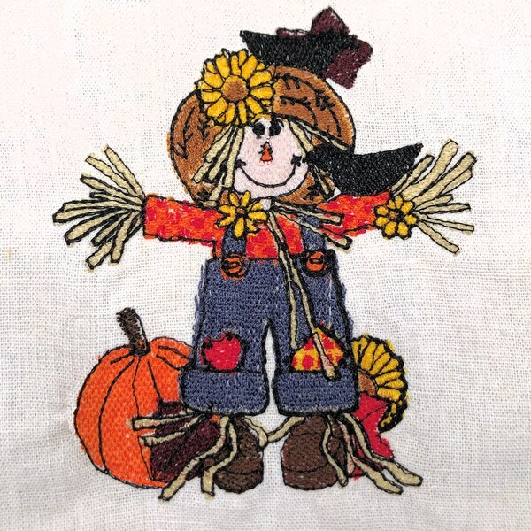 Scarecrow Embroidery - Etsy