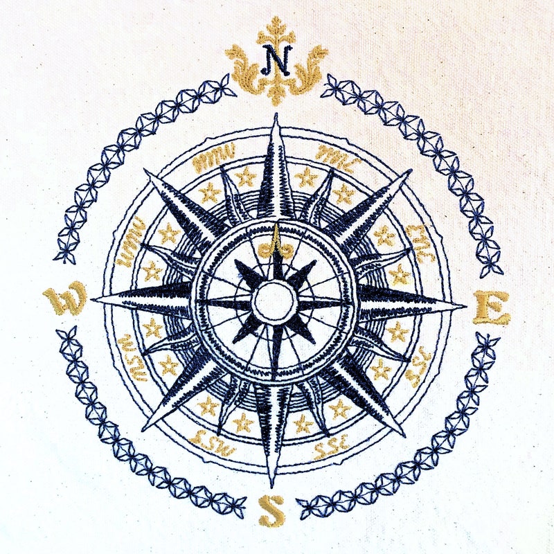Compass Rose Design - Etsy
