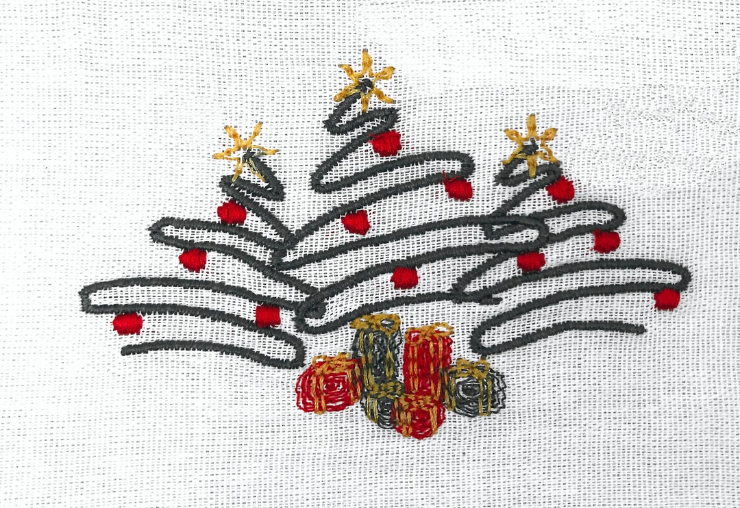 Small Swirly Christmas Tree Treo - Etsy