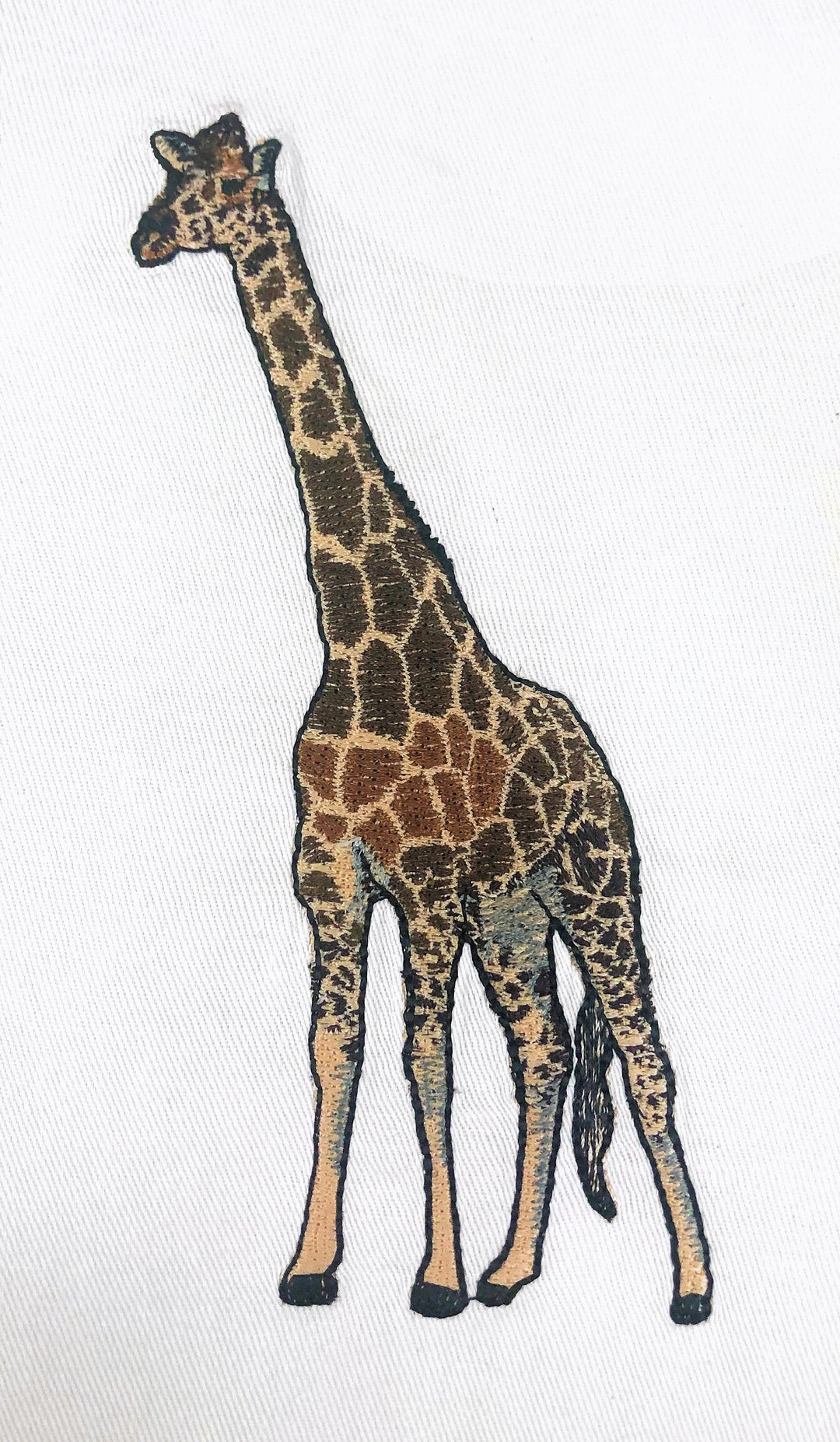 Tall Giraffe Machine Embroidery Design - Etsy