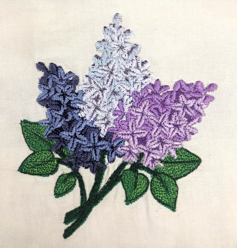 Spring Lilacs Machine Embroidery Design - Etsy