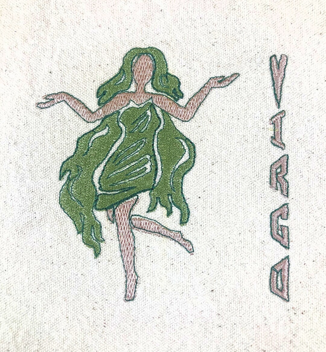 Virgo Machine Embroidery Design - Etsy