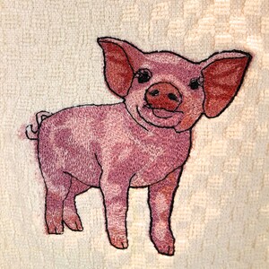 Cute Piglet Machine Embroidery Design - Etsy