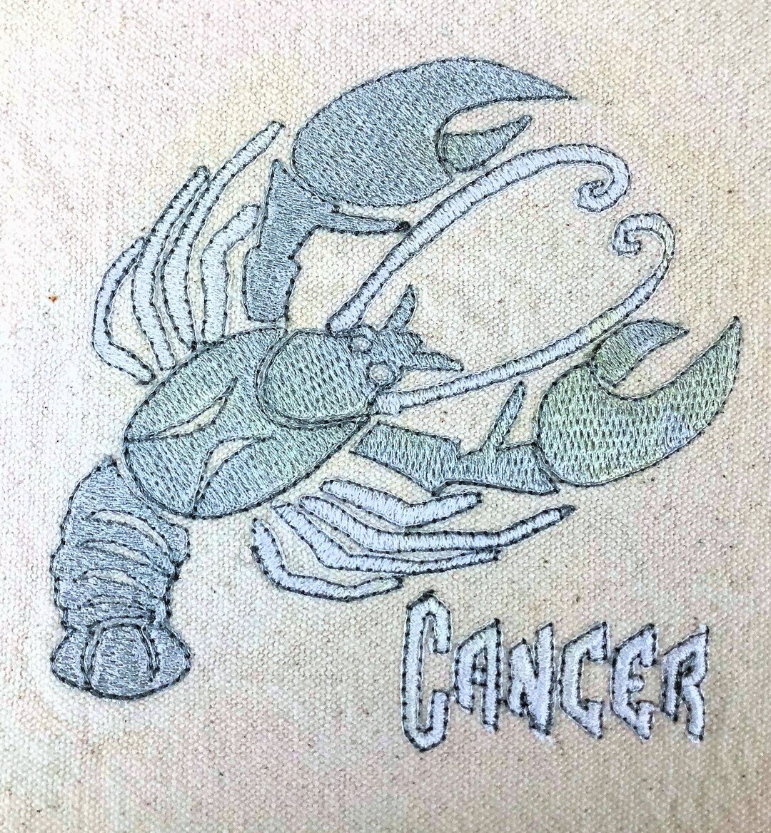 Cancer Machine Embroidery Design - Etsy