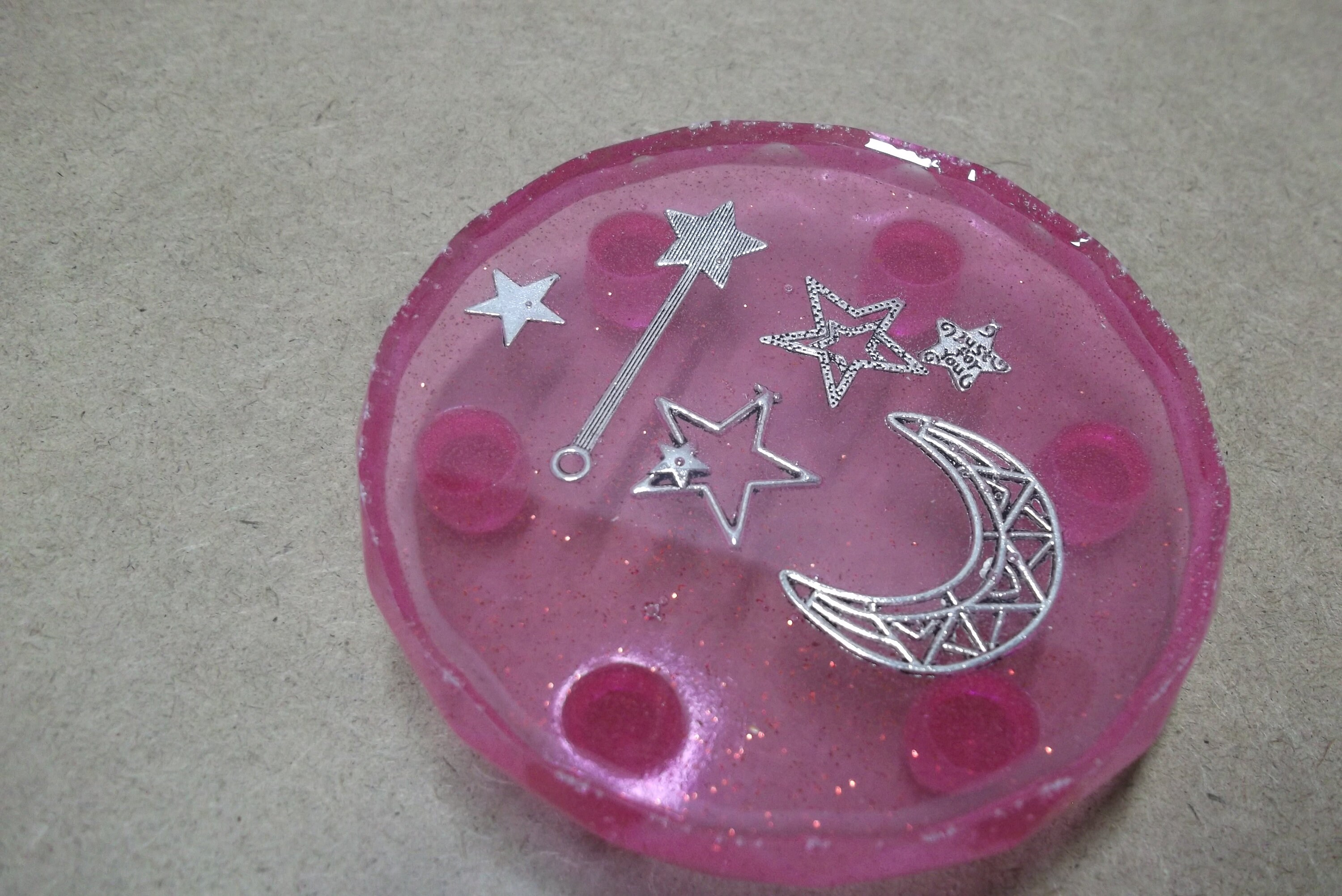 Pink Ring Dish, Small Resin Jewelry Storage, Decorative Plate - Etsy