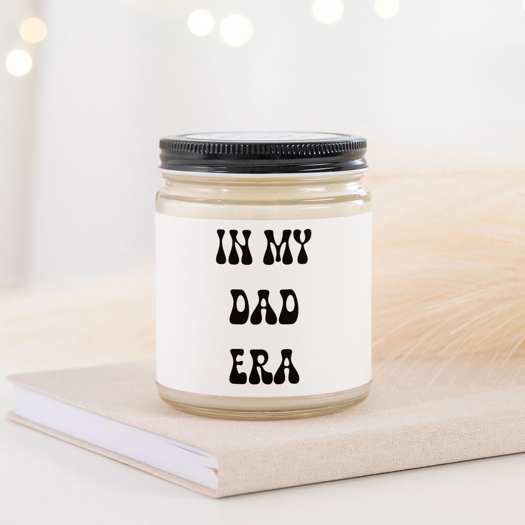 In My Dad Era Nostalgic Candle Greeting, Scented Candle for Dad, Father ...