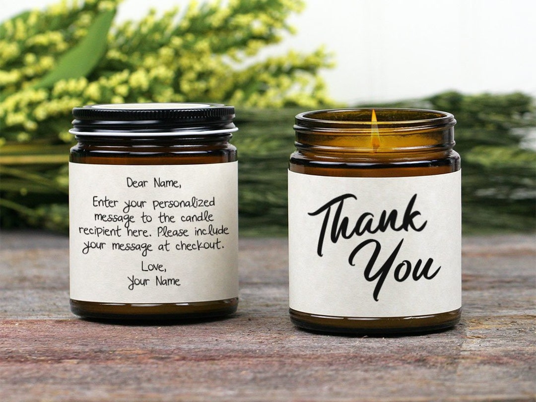 Thank You Appreciation Gift Small Thank You Card Gift Personalized ...