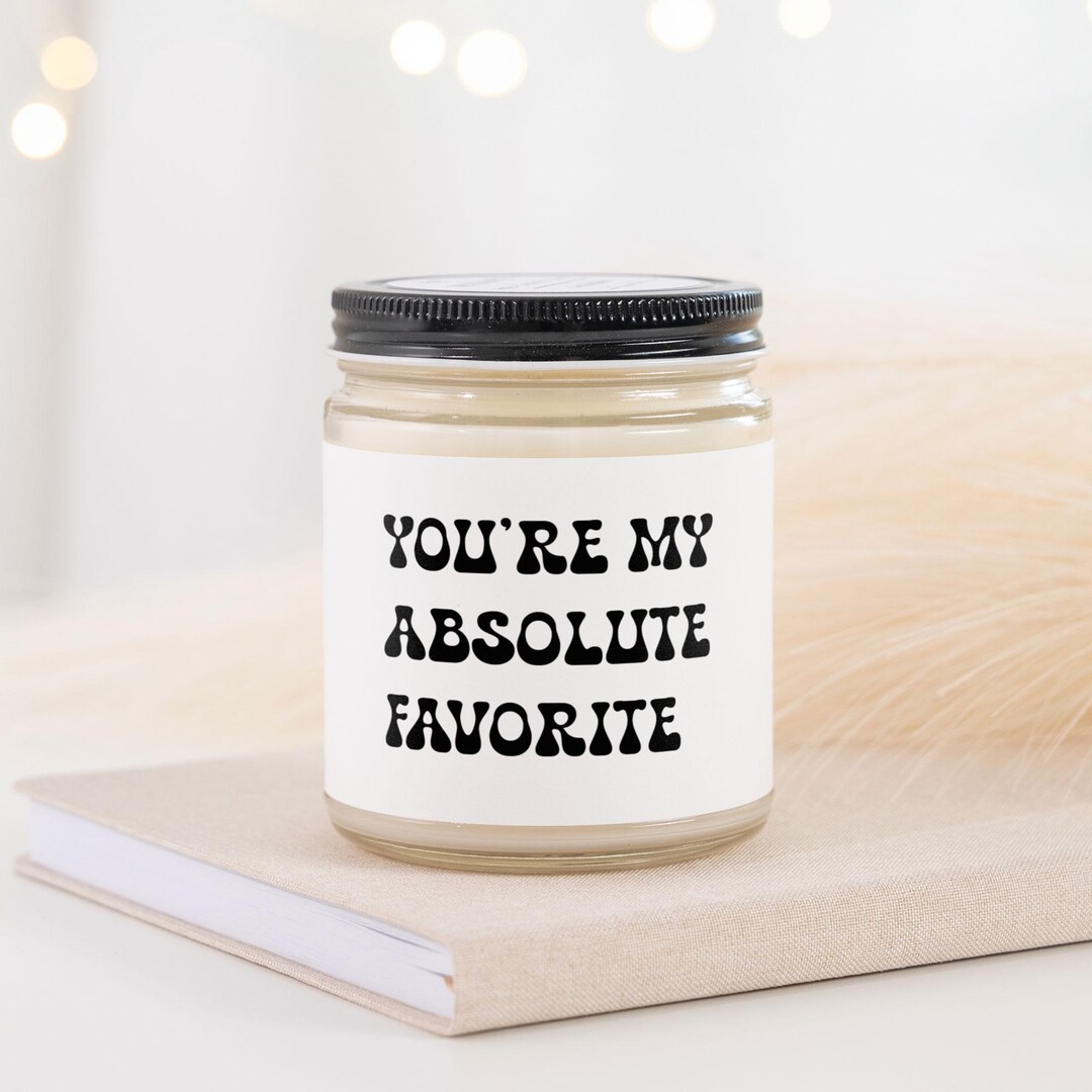 You're My Absolute Favorite Candle, Personalized Candle Greeting for ...