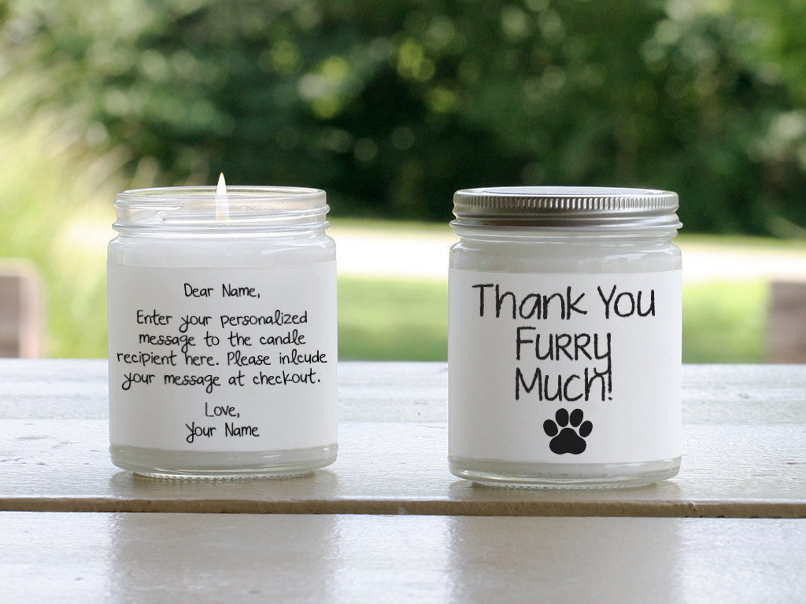 Pet Sitter Thank You Gift Personalized Cat Dog Message - Etsy