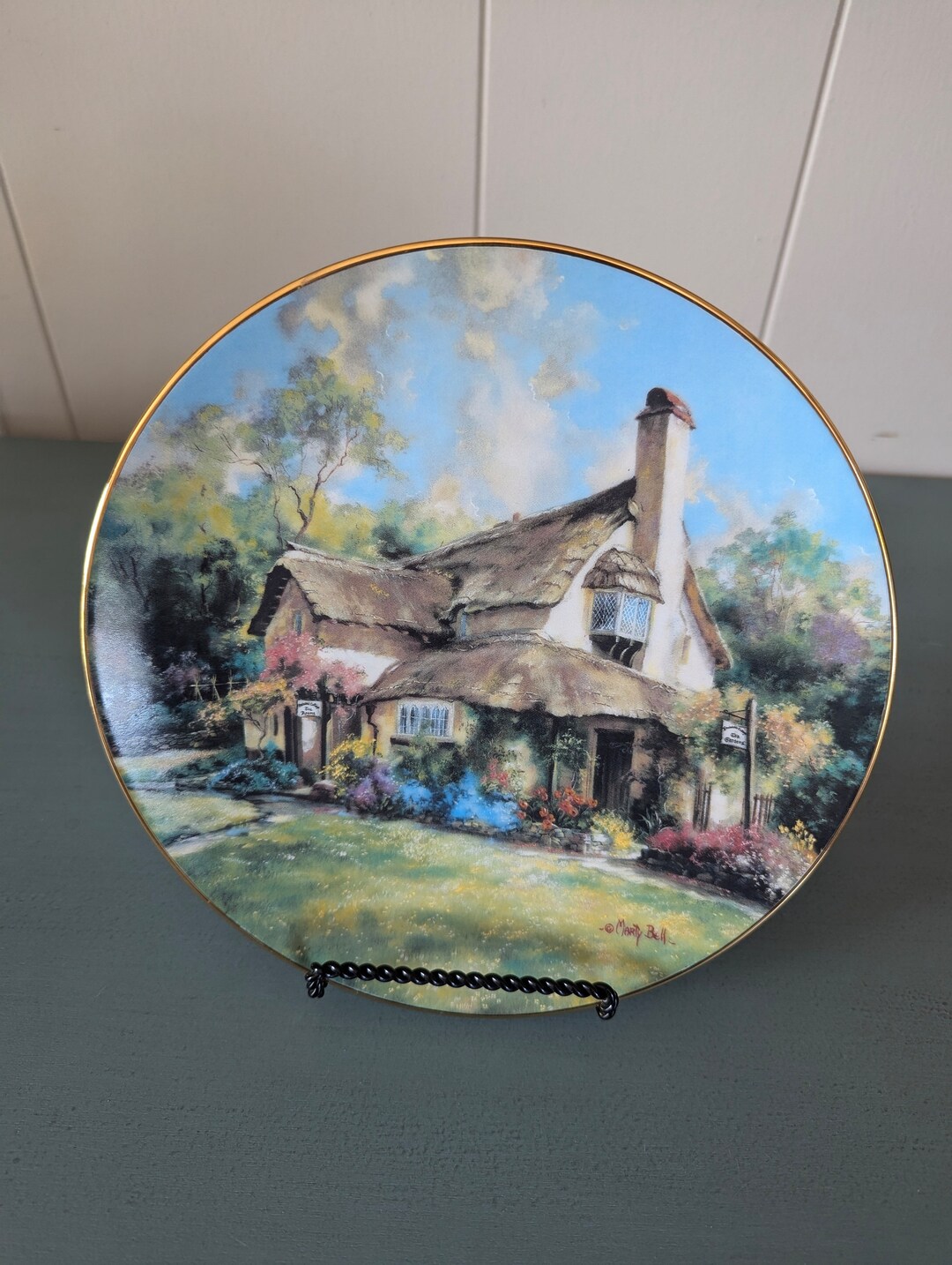 The Periwinkle Tea Rooms English Country Cottages Plate - Etsy