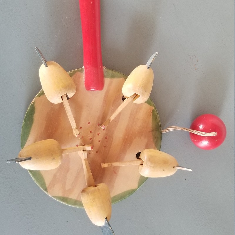 Wooden Chicken Toy - Etsy