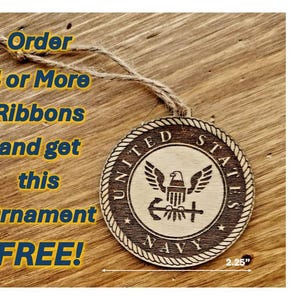 Custom Navy PIR Graduation Ribbon With Anchor Pin - Sailor Boot Camp - Etsy