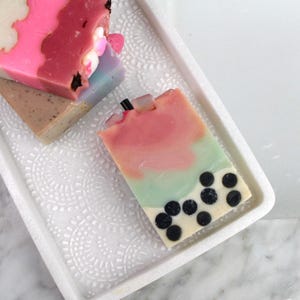 Rose Green Tea Boba Soap Rose Scented Soap Food Soap Drink Soap ...