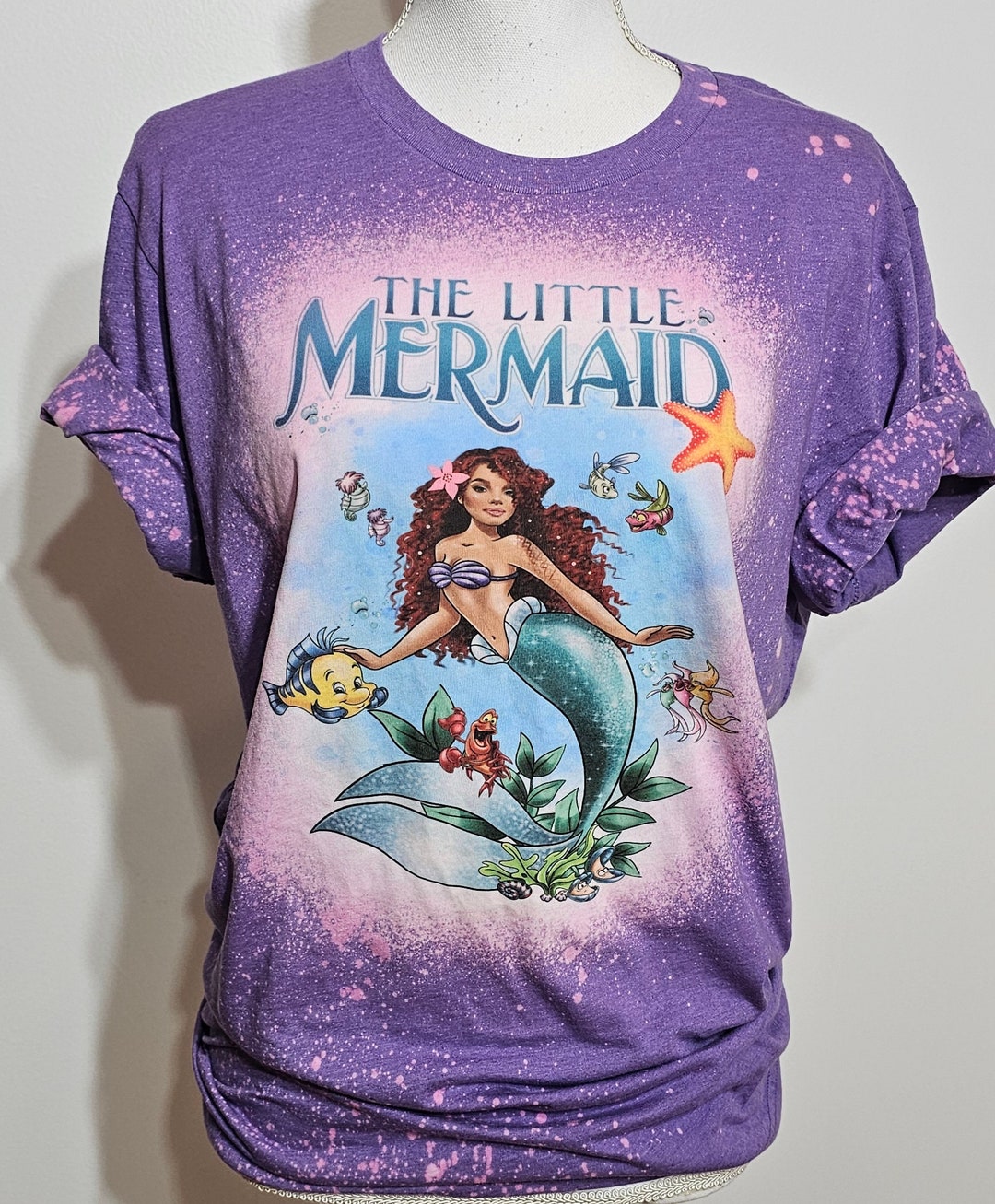 Ariel Shirt, Animated Little Mermaid T-shirt, Kids Princess Shirt ...
