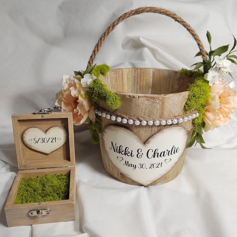 Flower Girl Basket - Etsy