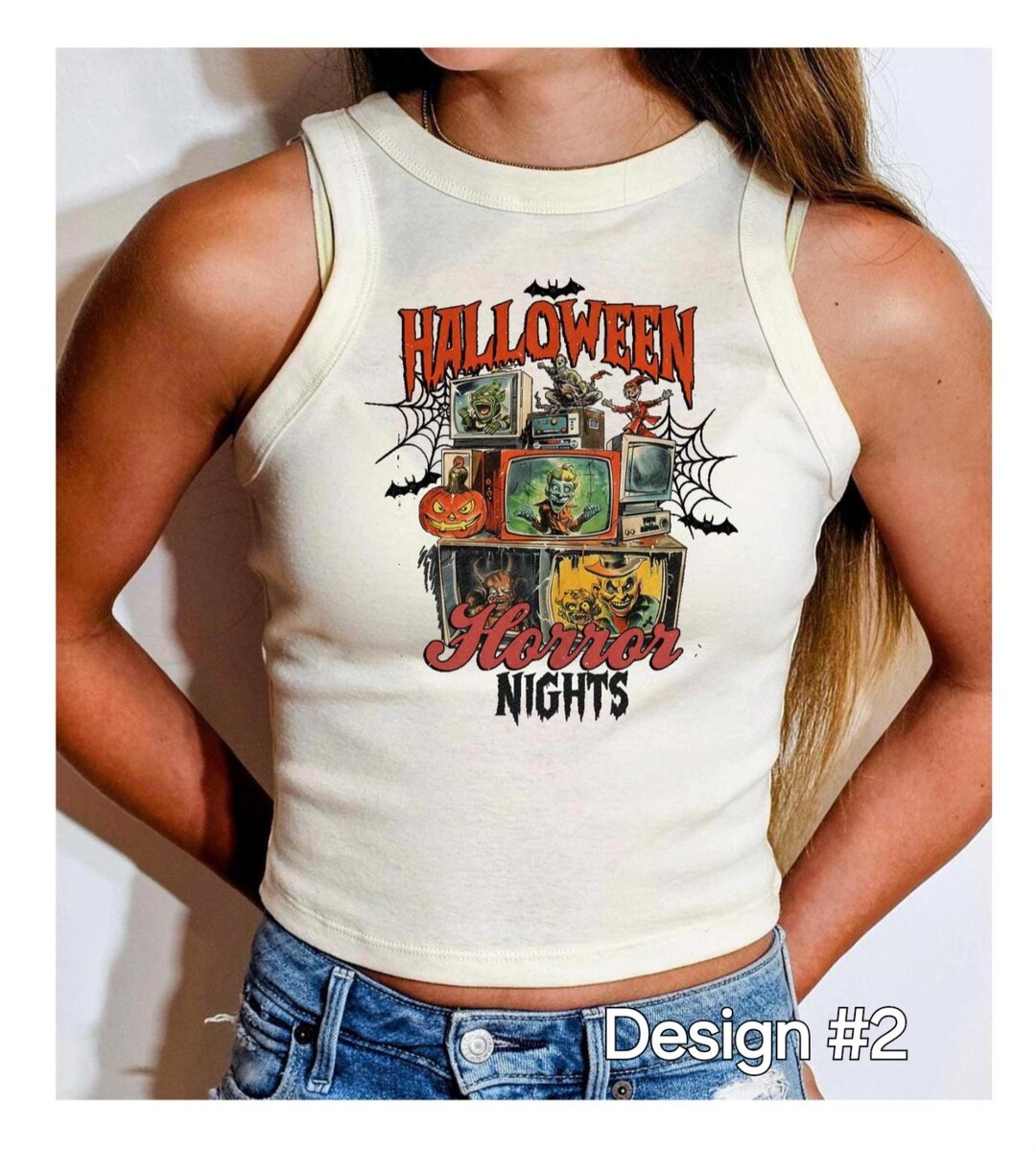 Halloween Horror Nights Crop Tank , HHN Shirt, Crop Top, Universal ...