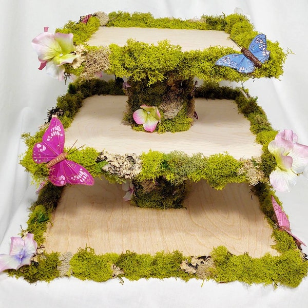 Rustic Cake Stand - Etsy