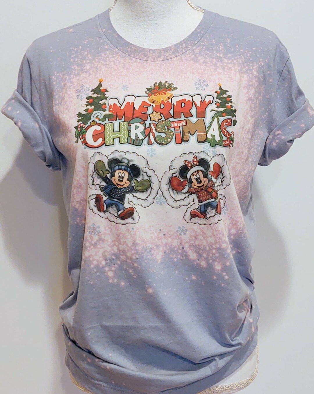 Minnie and Mickey Christmas Shirt,very Merry Christmas, Mickey, Snow ...