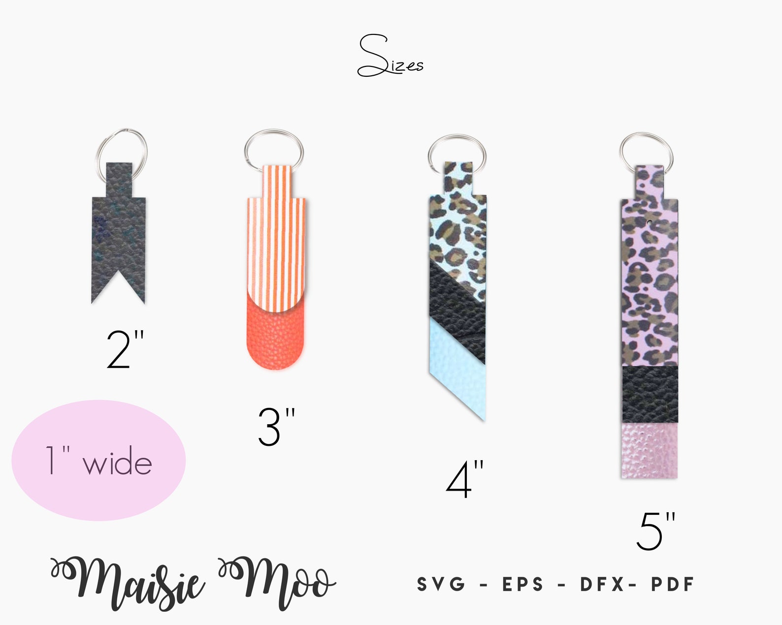 Keychain SVG | Key Ring SVG Key Chain Fob Template | Faux Leather Fob ...