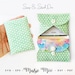 Duo Card & Coin Wallet SVG, Snaps Card Wallet Template, Folded Mini ...