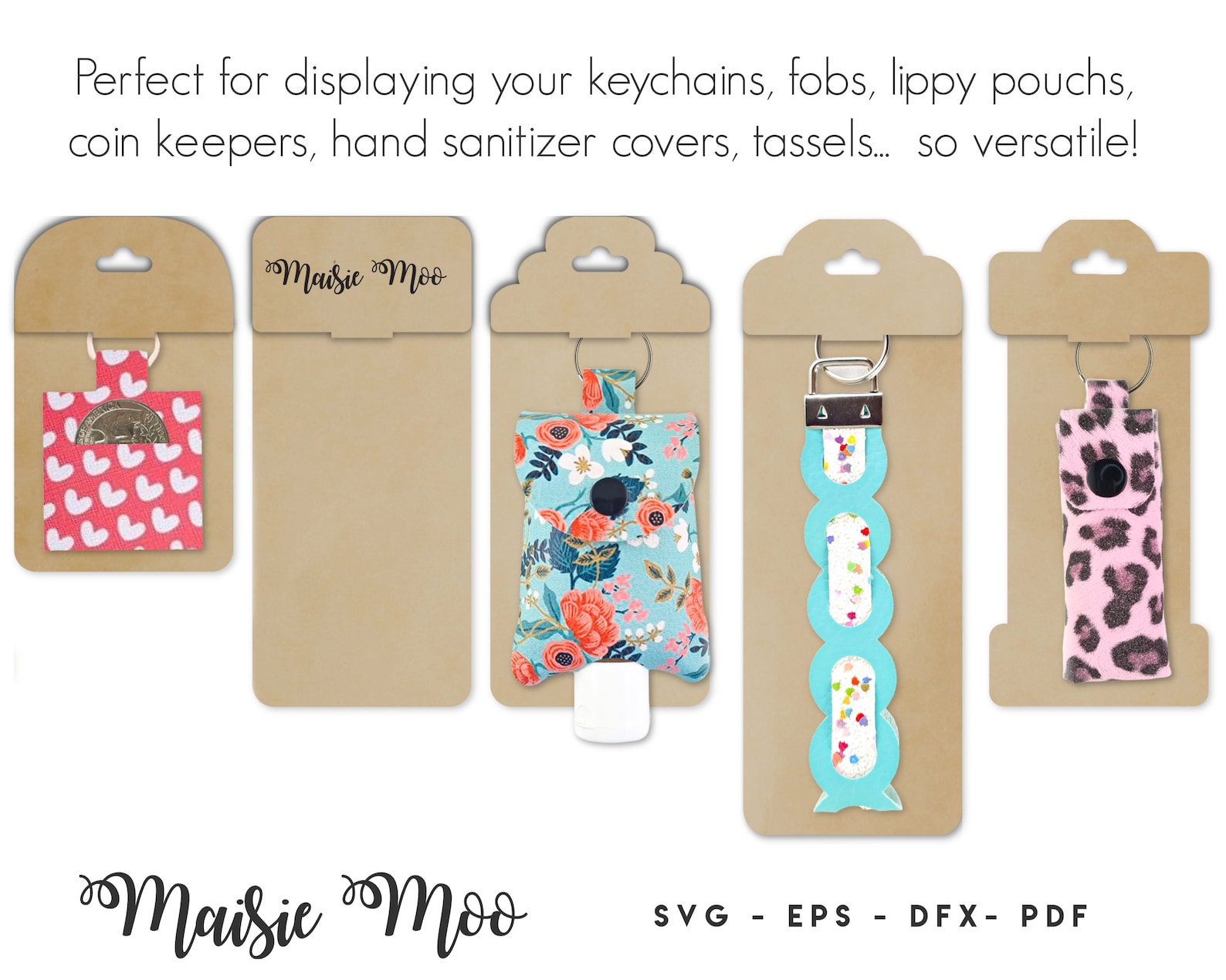 Keychain Display Card SVG Key Fob Display Card Keyring Card - Etsy