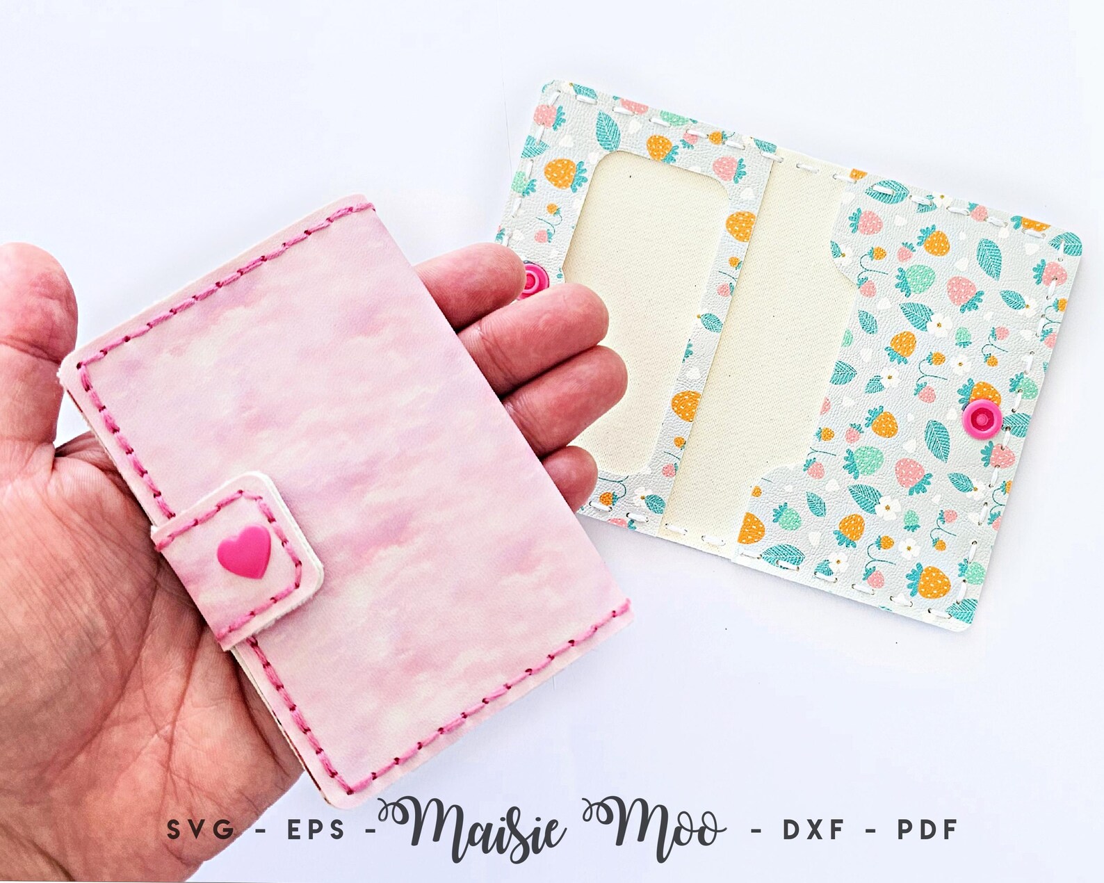 Card Wallet SVG, Card Pouch Template, Leather Pattern, Card Wallet Svg ...