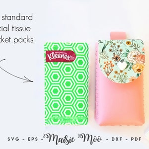 Purse Tissue Cover SVG, Pocket Pack Holder Sewing Pattern, Facial ...