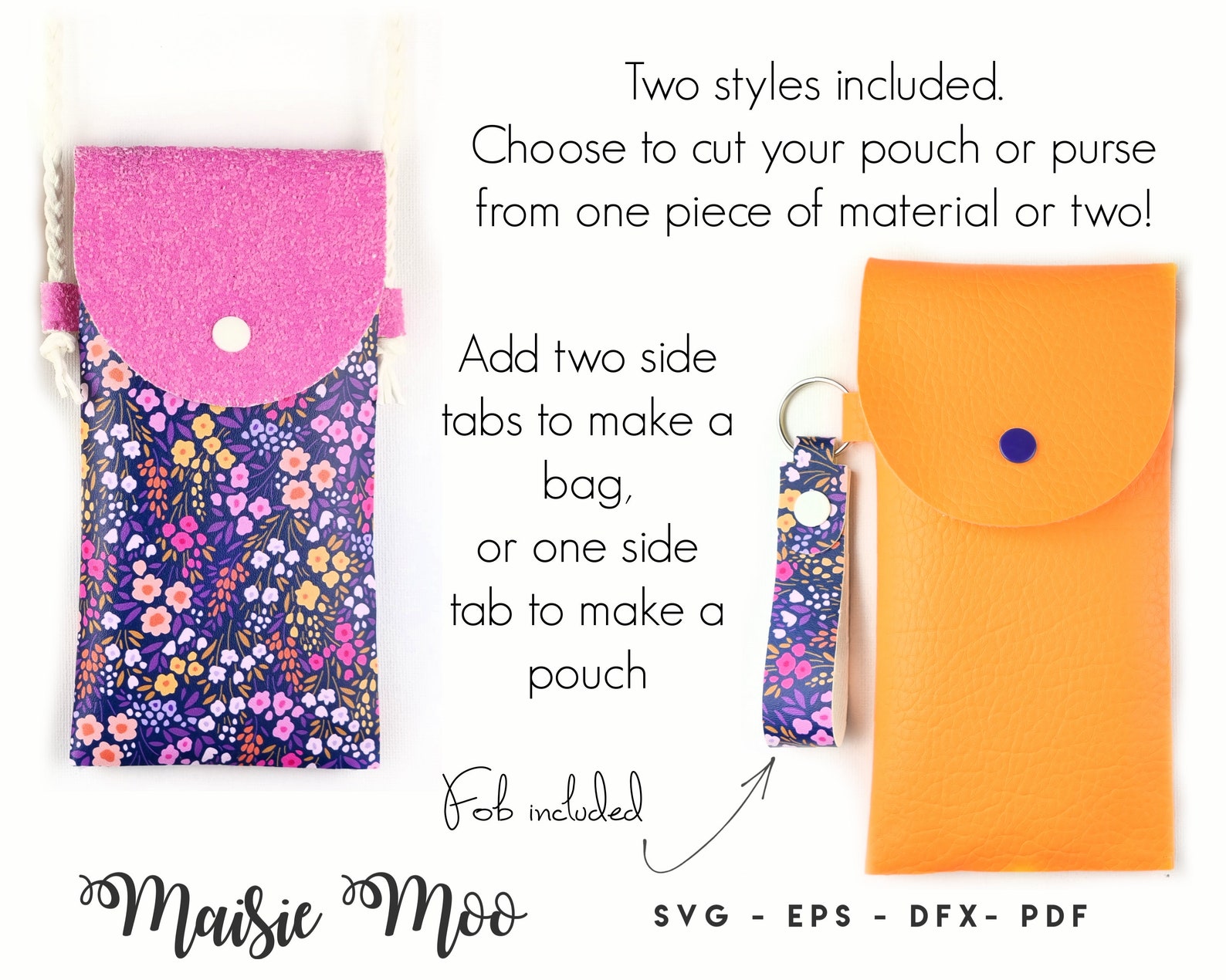 Phone Pouch SVG | Mobile Bag Template | Glasses Cell Crossbody Bag SVG ...