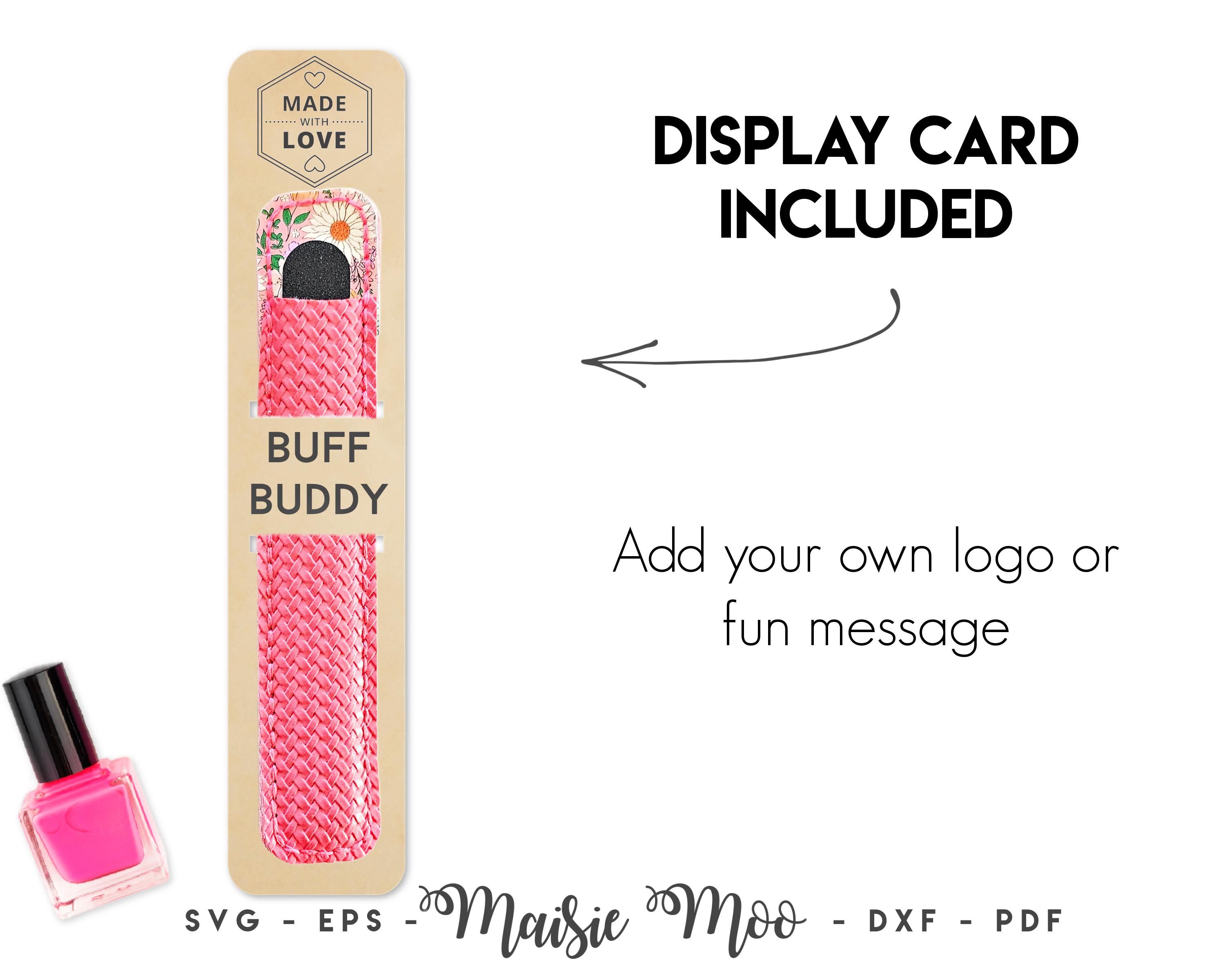 Nail File Case SVG Pattern, Emery Board Pouch Template, Nail File ...