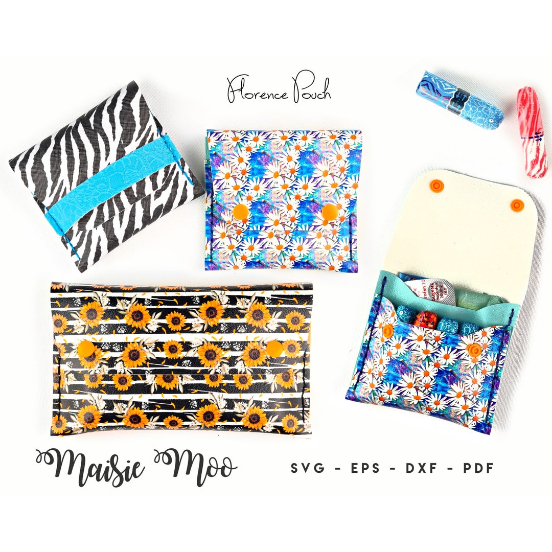 Period Pouch SVG Florence Purse SVG Template Hand Stitched - Etsy