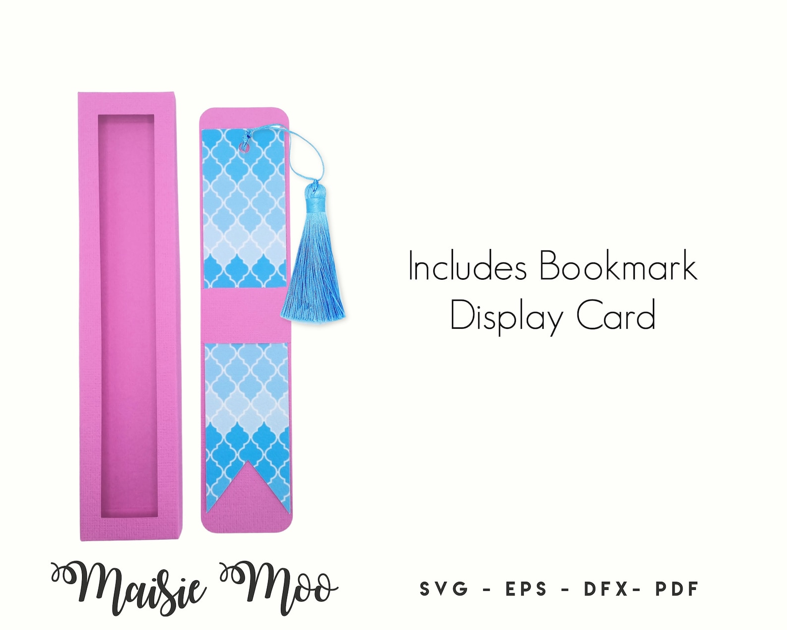 Bookmark SVG Faux Leather Book Mark Gift Box Card Stock Page - Etsy
