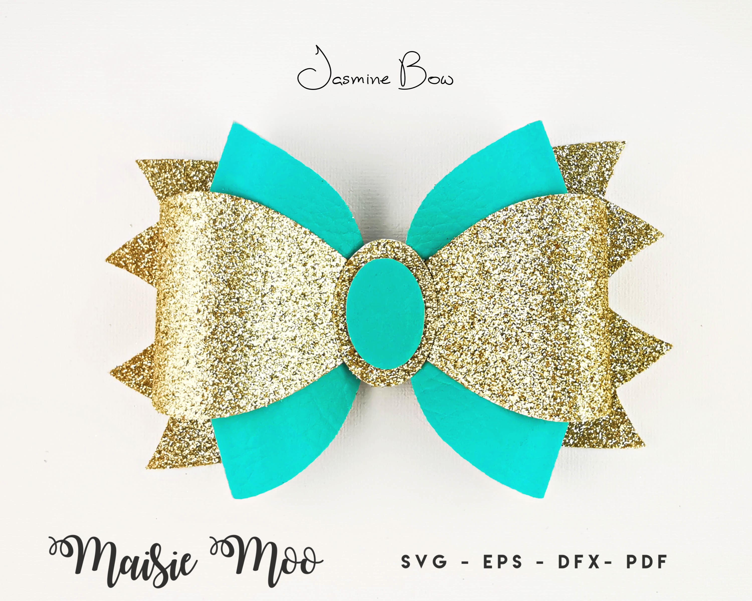 Princess Bow SVG Crown Bow Template SVG Tiara Hair Bow - Etsy