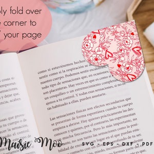 Magnetic Bookmark SVG Bundle, Template, Book Lover Gift, DIY Planner ...